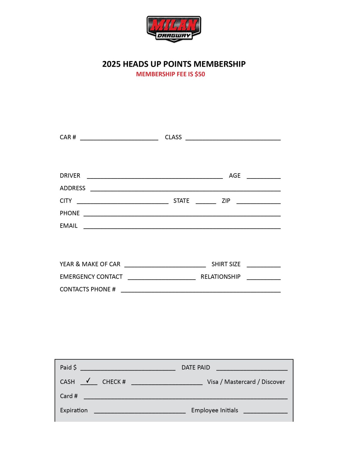 Open Comp - Darana Dragway - Milan, Michigan